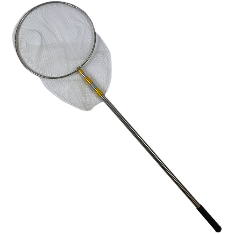 Stainless Steel Fishing Net - Foldable Telescopic Fishing Rod & Net Set