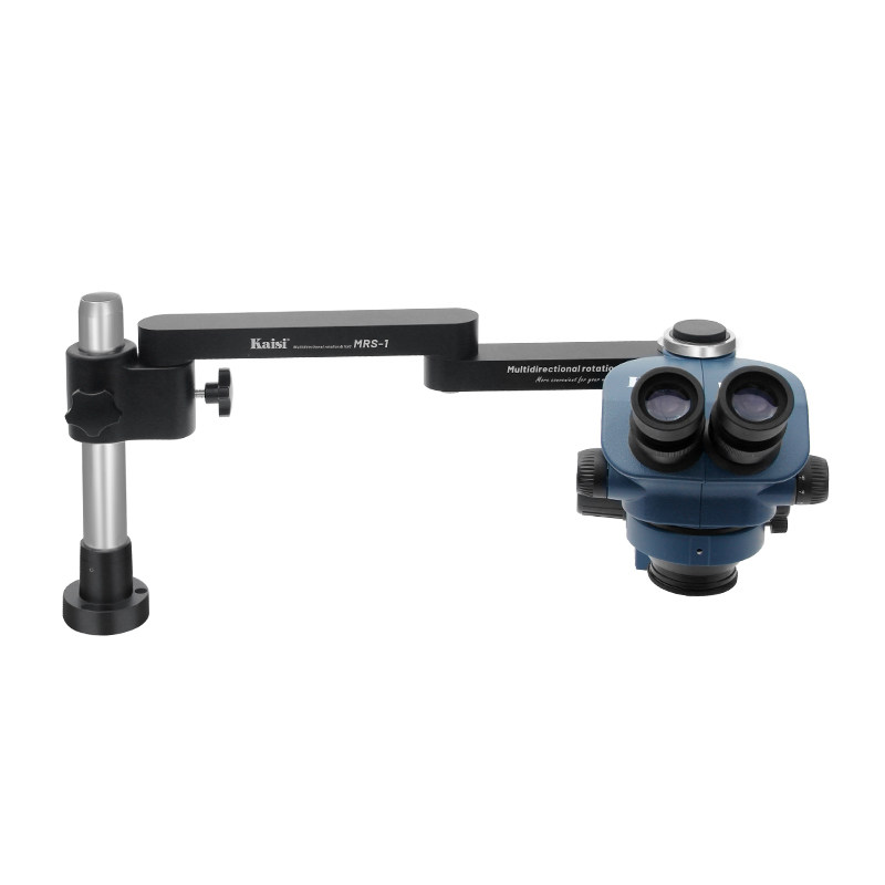 显微镜摆臂 360°旋转伸缩金属万向折叠摇臂可固定升降检测支架