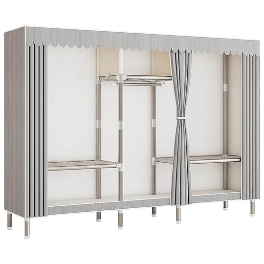 Alloy Steel Interface Wardrobe for Home Bedroom Assembly | Simple Cloth ...