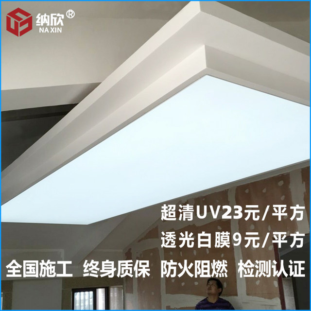 Customized light -transmitting soft film ceiling screen alien LED card ...
