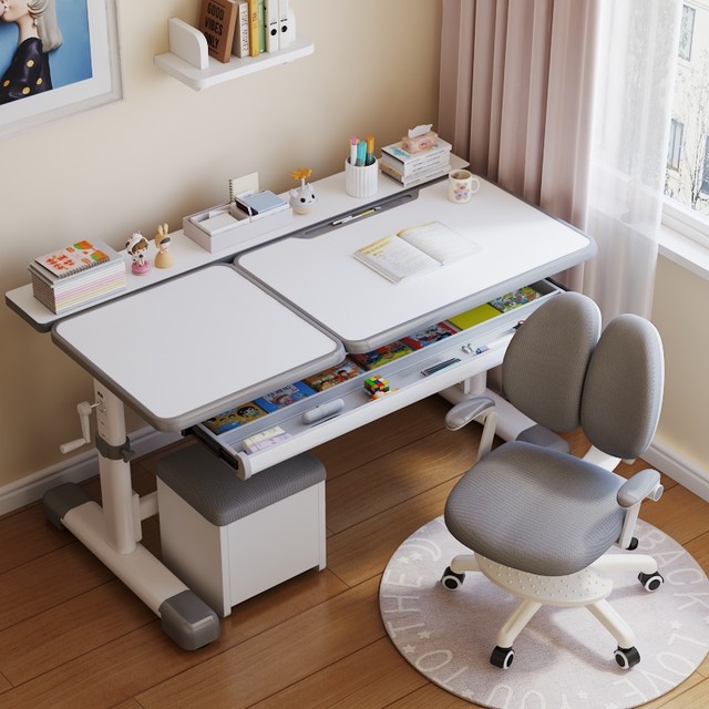 Children's learning desk Primary School students' simple student desks ...
