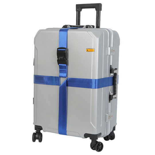 Anti-Theft Suitcase Strap with Combination Lock for Secure Travel