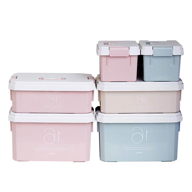 Tastehome 5L Plastic Storage Box - Nordic Style Desktop Organizer