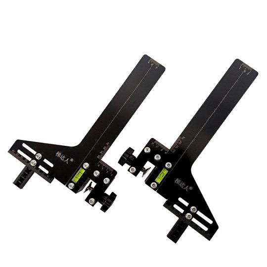 Elevator Guide Rail Installation Tool - Single-Line Track Ruler