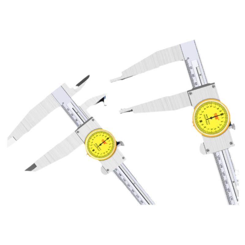 Long Claw Watch Caliper 0-300/500/600mm0.02 - Stainless Steel Pointer Ruler