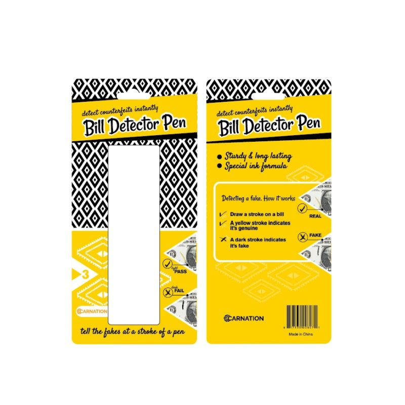 Paper card custom blister back card insert card aircraft hole color ...