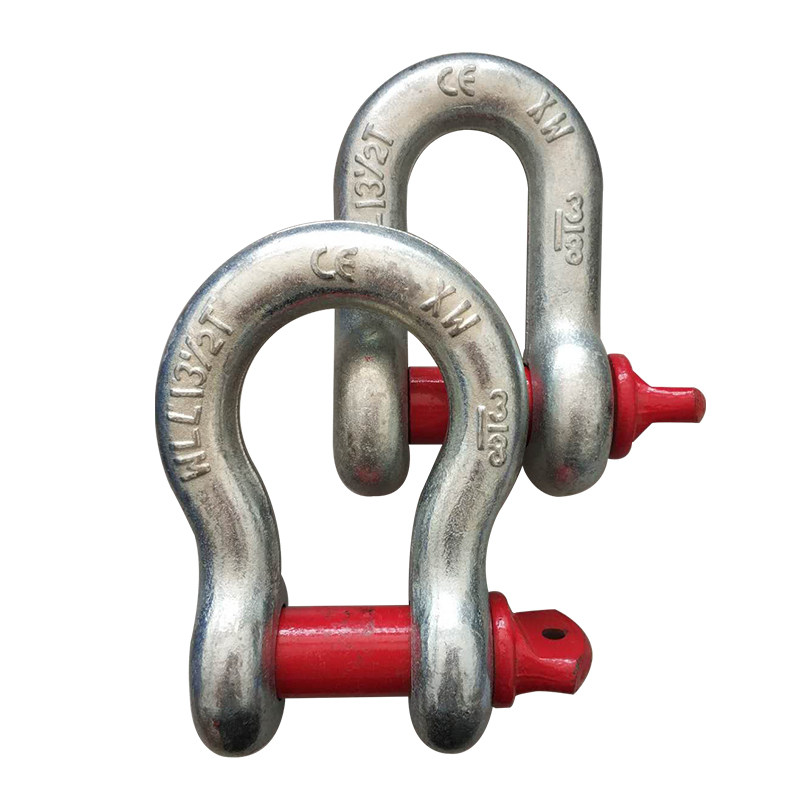 Bow Shackle U-Shaped Heavy-Duty Lifting Ring Snap Hook Snap Ring Buckle ...