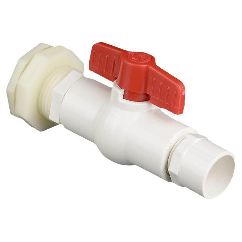 4-punkts PVC-kobling for akvarium, vanntårn & slange