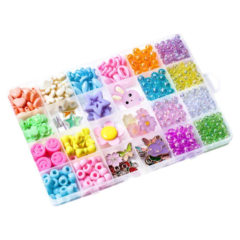 24 Grid DIY Children's Beaded Toys - Amblyopia Correction Bead Set ...