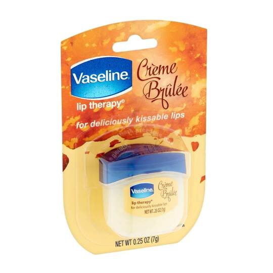 Vaseline Lip Balm 7g - Caramel Pudding Flavor for Moisturized Lips