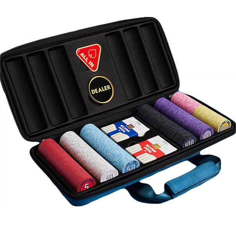 Star Poker Selection Texas Hold'em Ceramic Chip Set - 43mm Gothic Design