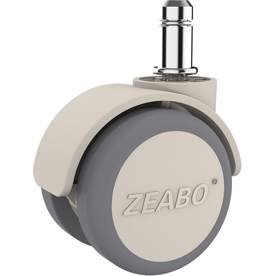 Zeabo Swivel Chair Wheels - 5 Pack - 2 Inch Rubber Casters