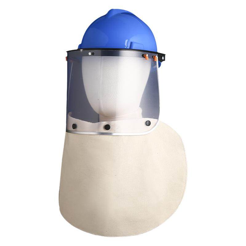 Jiahu PVC Protective Visor - Anti-Splash Transparent Mask with Hard Hat ...