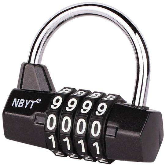 Nbyt Password Padlock - Padlock Kombinasi Seng untuk Gym, Asrama & Lemari