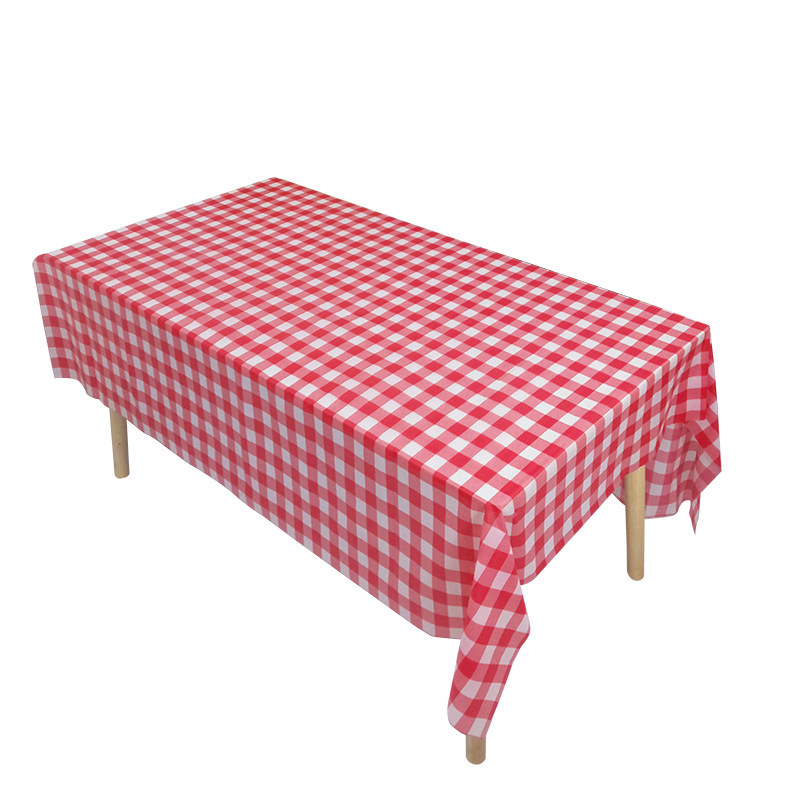 Ou shunjia Disposable Plaid Tablecloth - 100cm x 140cm