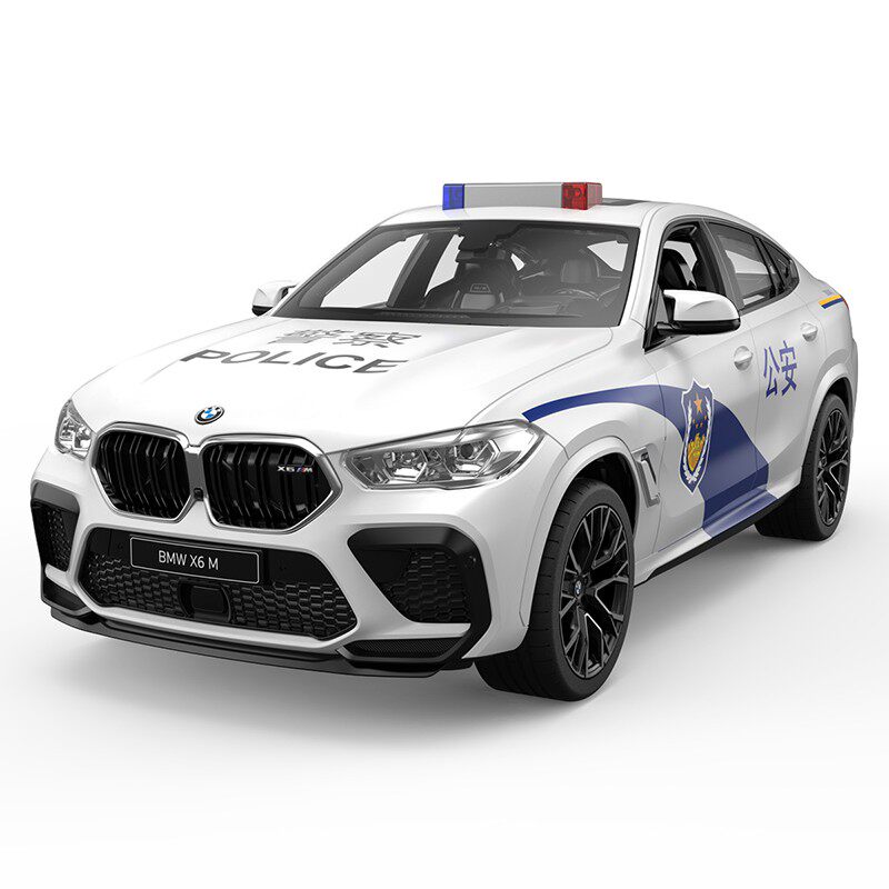 Voiture Télécommandée Rastar BMW X6M Police