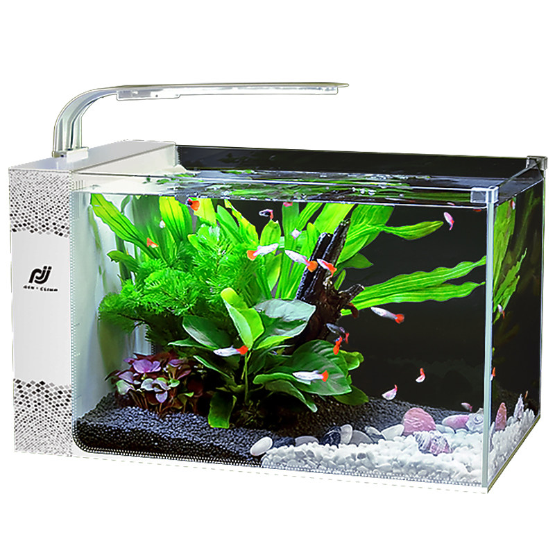 Ultra-White Glass Fish Tank for Home Living Room