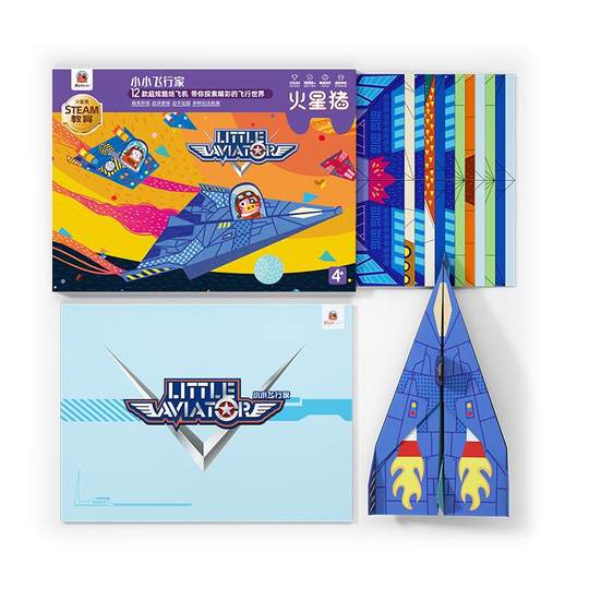 Mars Pig Paper Airplane Origami Set - 100 Types Tutorial Book for ...