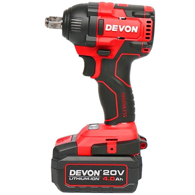 Large Brushless Impact Electric Wrench Rechargeable Lithium Electric ...