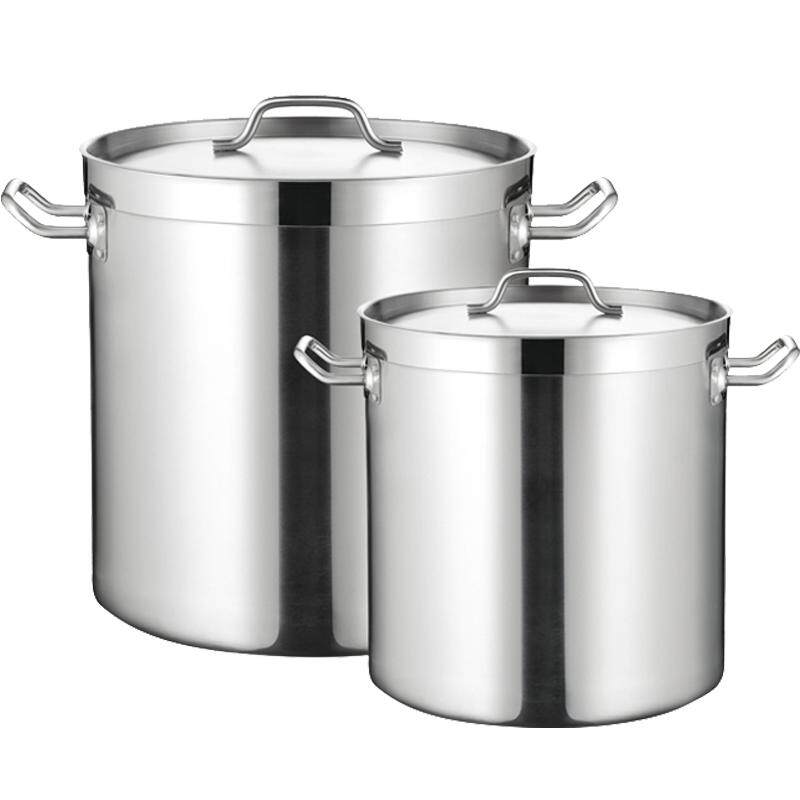 Jobo Stainless Steel Soup Pot - 30cm Stock Pot with Lid