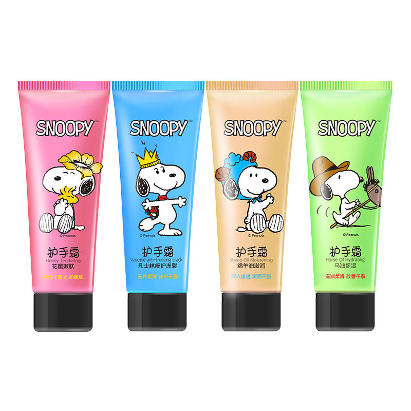 Crème Mains Snoopy - Hydratante et Nourrissante pour Tous Types de Peau
