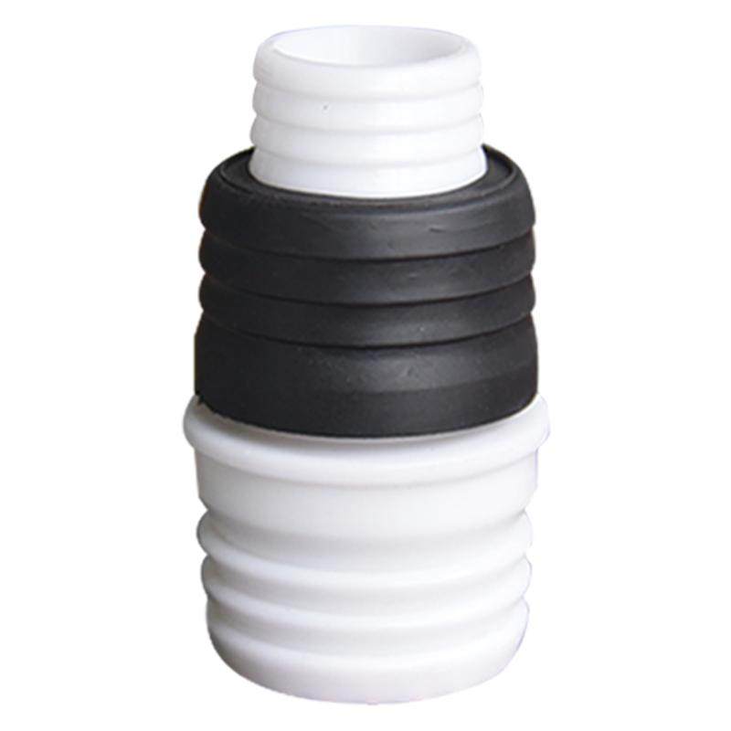 Washing machine drain pipe interface docking device - Drain pipe ...