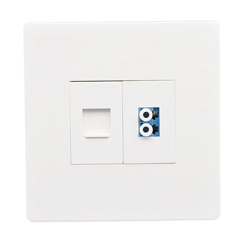Sawl S-large Board LC Fiber Optic Network Panel Socket - 86 Type ...