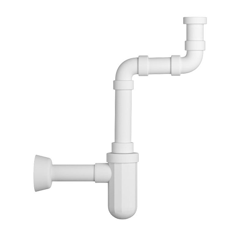 Geberit Universal Water Trap for Wall and Floor Basin, Anti-Odor ...