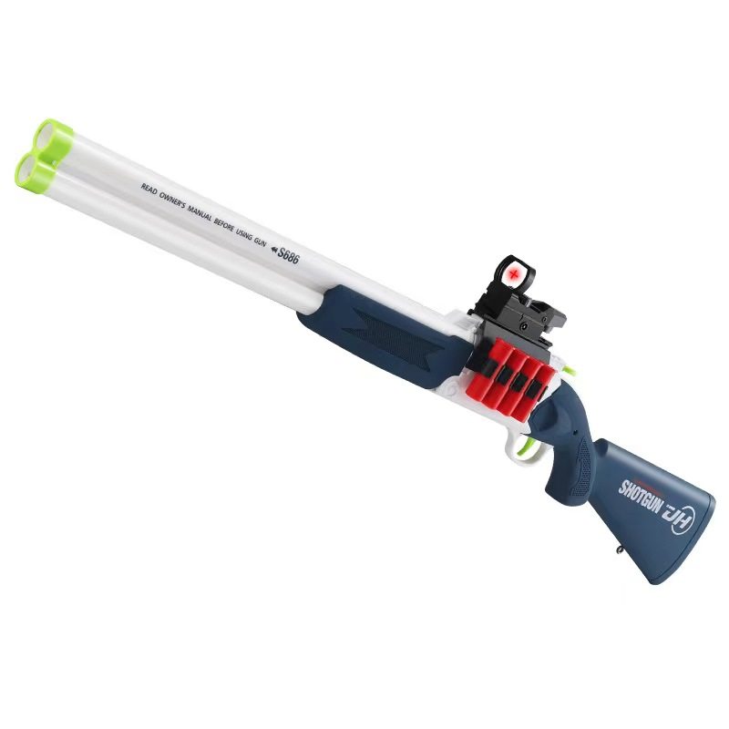 S686 Shell-Throwing Double-Barreled Shotgun Soft Bullet Gun Children's ...