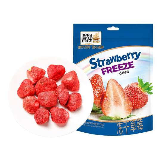 Changmao Freeze-Dried Strawberry Candied Fruit Snacks (32g)