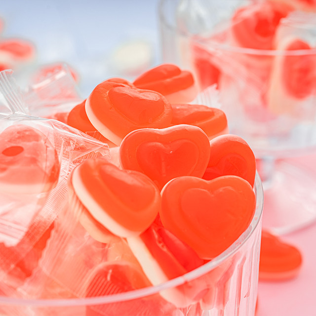 Bud Tiger Gummy Candy Snacks Internet Celebrity Candy Wedding Candy Rose Love New Year Gift Box Gift