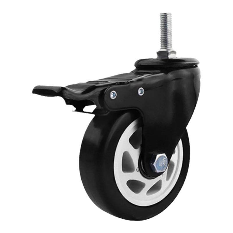 Roue de chariot de salle à manger, vis de roue universelle, pied de ...