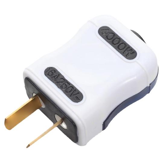 Enchufe Sunobe 10A/16A de 2 Pines de Cobre - Enchufe Eléctrico Antifugas