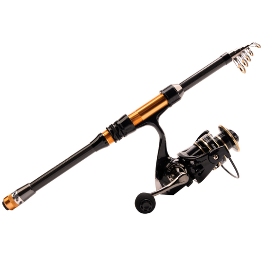 Fly Dive Mini Fishing Rod - Carbon Fiber Telescopic Sea/River Rod