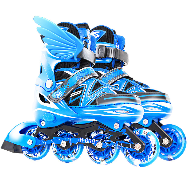 Patin à glace Wonderful Way pour enfants - Patins à roulettes réglables ...