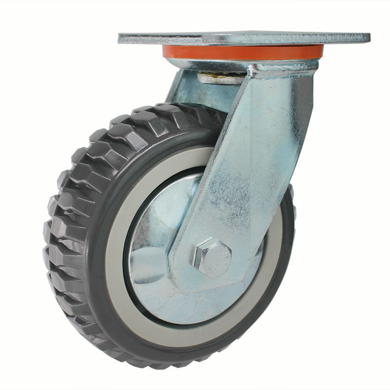Heavy-Duty Polyurethane Casters | Industrial Flatbed Trailer Trolley Wheels