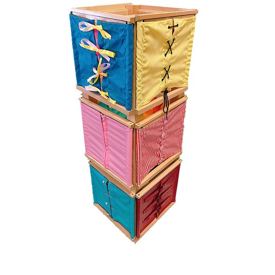 Montessori Daily Life Teaching Aids Set - Clothing Frame, Rack ...