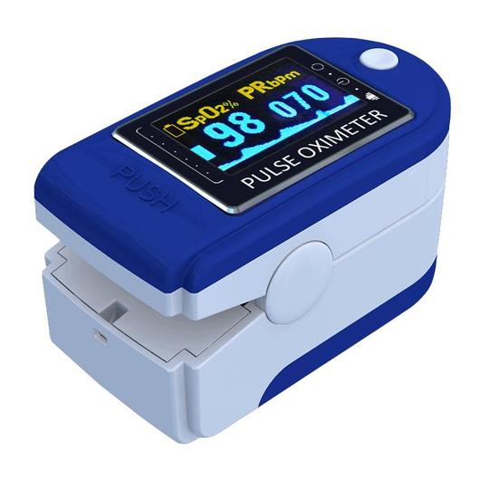 Contec CMS50D Pulse Oximeter - Finger Clip Blood Oxygen Saturation Monitor