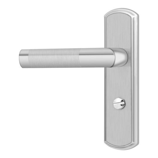 Jantier Bathroom Door Lock - Stainless Steel Keyless Entry