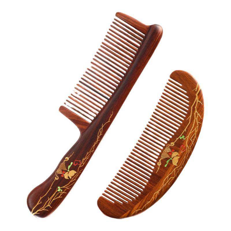 Carpenter Tan Valentine's Day Gift Box - Happy Tree 2 Wooden Comb