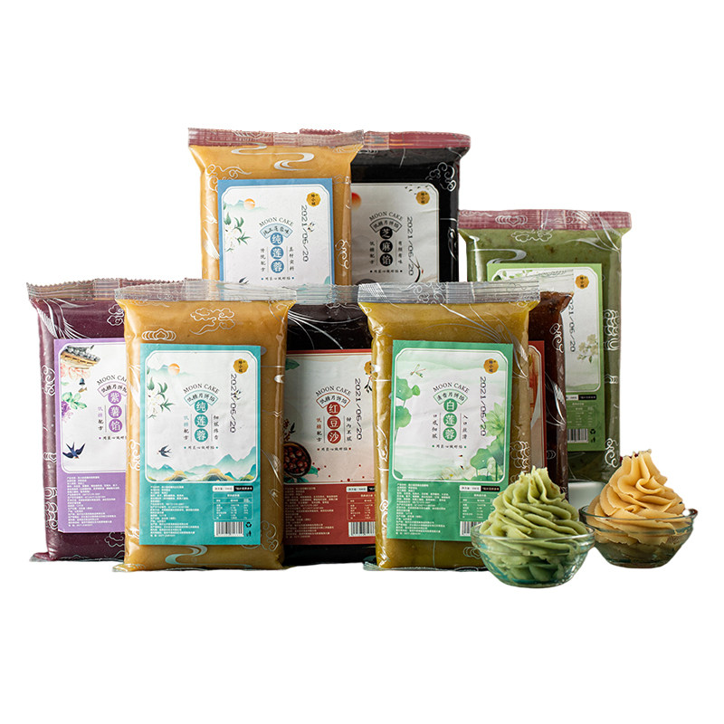 Moon Cake Fillings - Bean Paste, Lotus Paste, Black Sesame, Chestnut ...