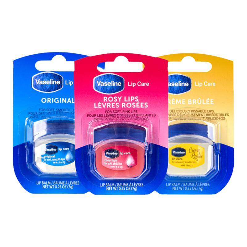 Vaseline Classic Lip Balm Rose Bud Flavor 7g Relieves Chapped Lips ...