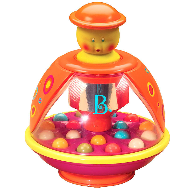 B.toys Baby Twists Press Jump Ball - Jouet en plastique pour tout-petits