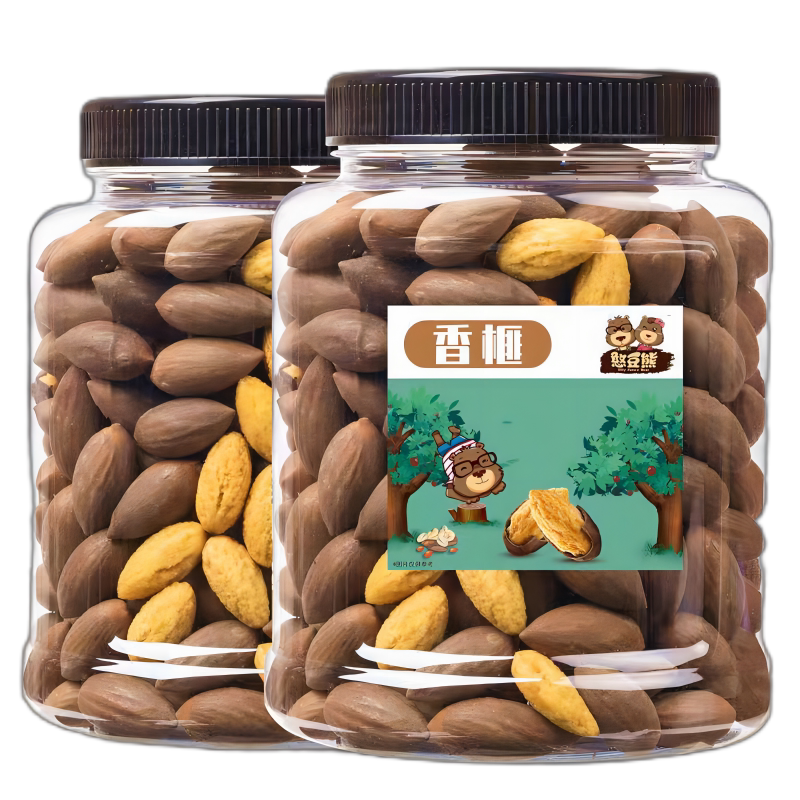 Silly Funny Bear Torreya Nuts 150g - Chinese Xiangfei Nuts Canned ...