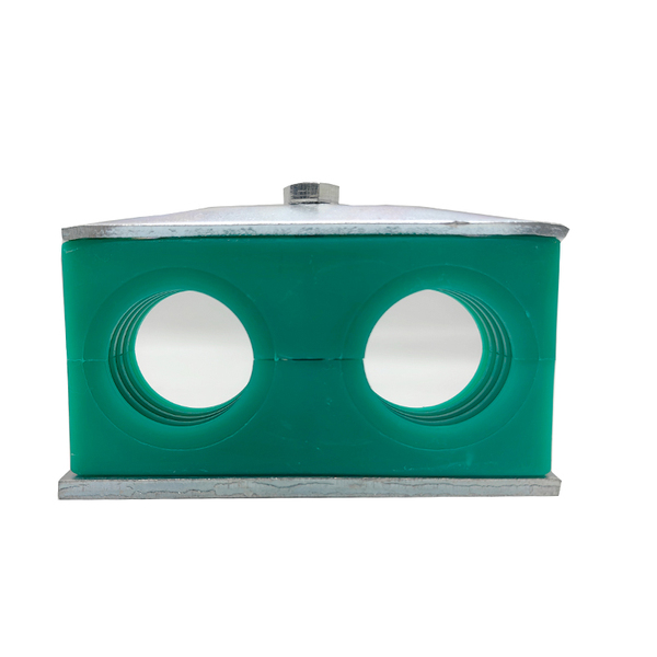 Lightweight double hole marine mechanical plastic pipe clamp ...