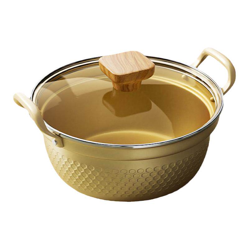 Yokaco Korean Instant Noodles Pot - 20cm Non-Stick Aluminum Alloy