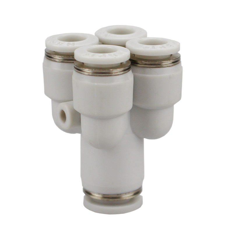 Xtaihong PRG12-10-08-06-04 Pneumatic Connector, Y-Type 5-Way PU Tube ...