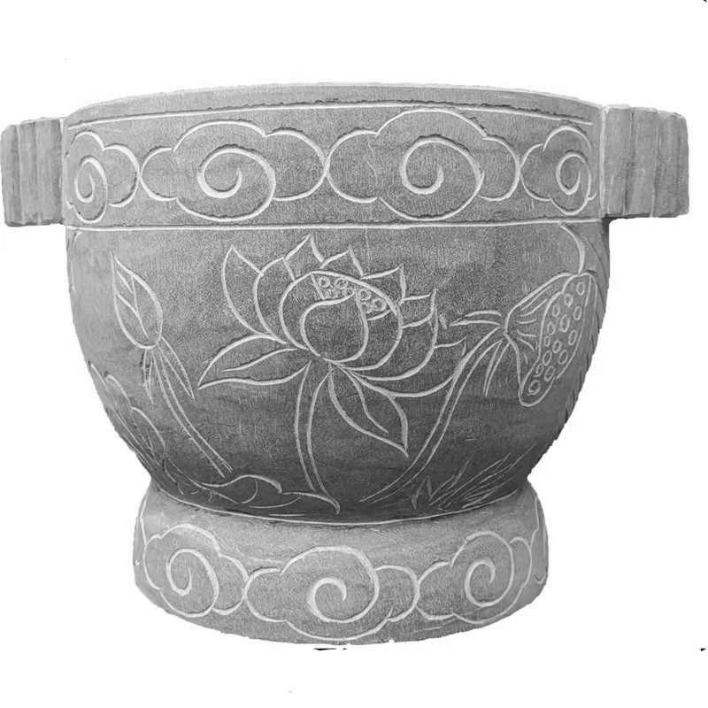 Bluestone Mortar & Pestle - Natural Stone Rice Cake Maker