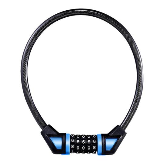 Permanent Cable Combination Bike Lock - Anti-Theft Security