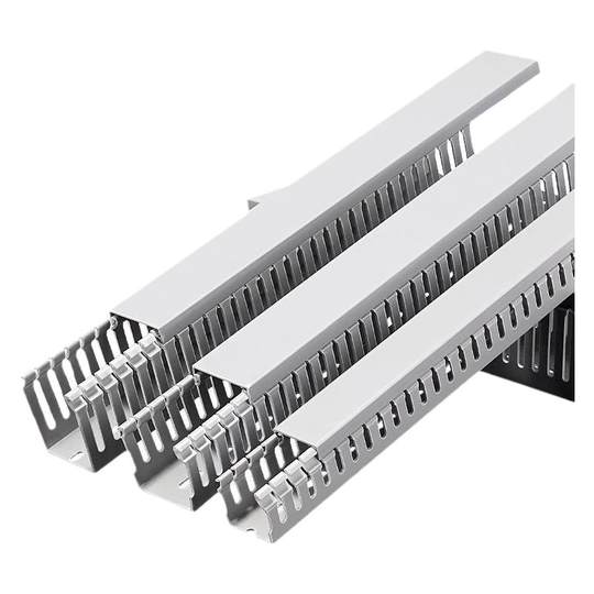 PVC Line Trough Wire Opening Distribution Box for Electrical Cabinets